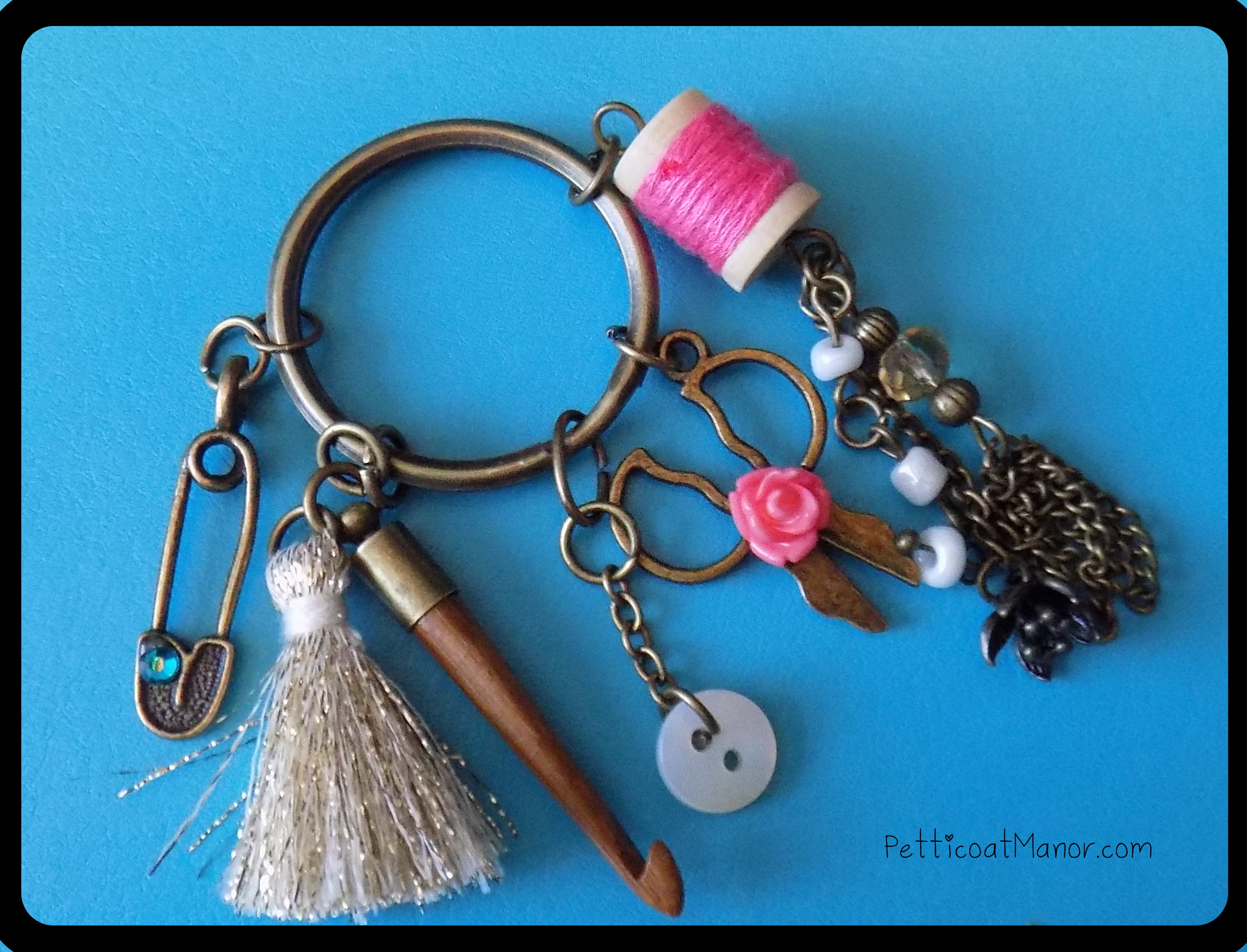 Ring & Crochet Keychain – Petticoat Manor